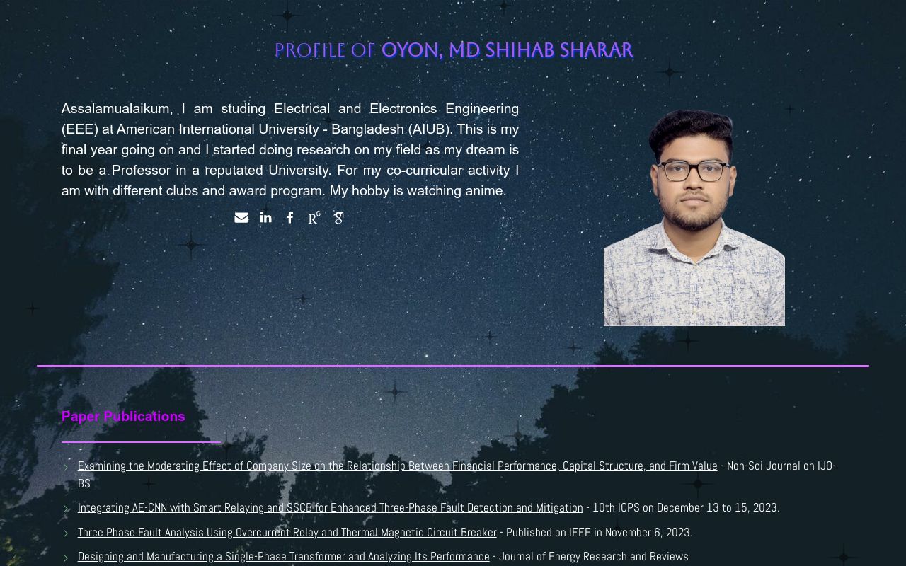 OYON, MD SHIHAB SHARAR